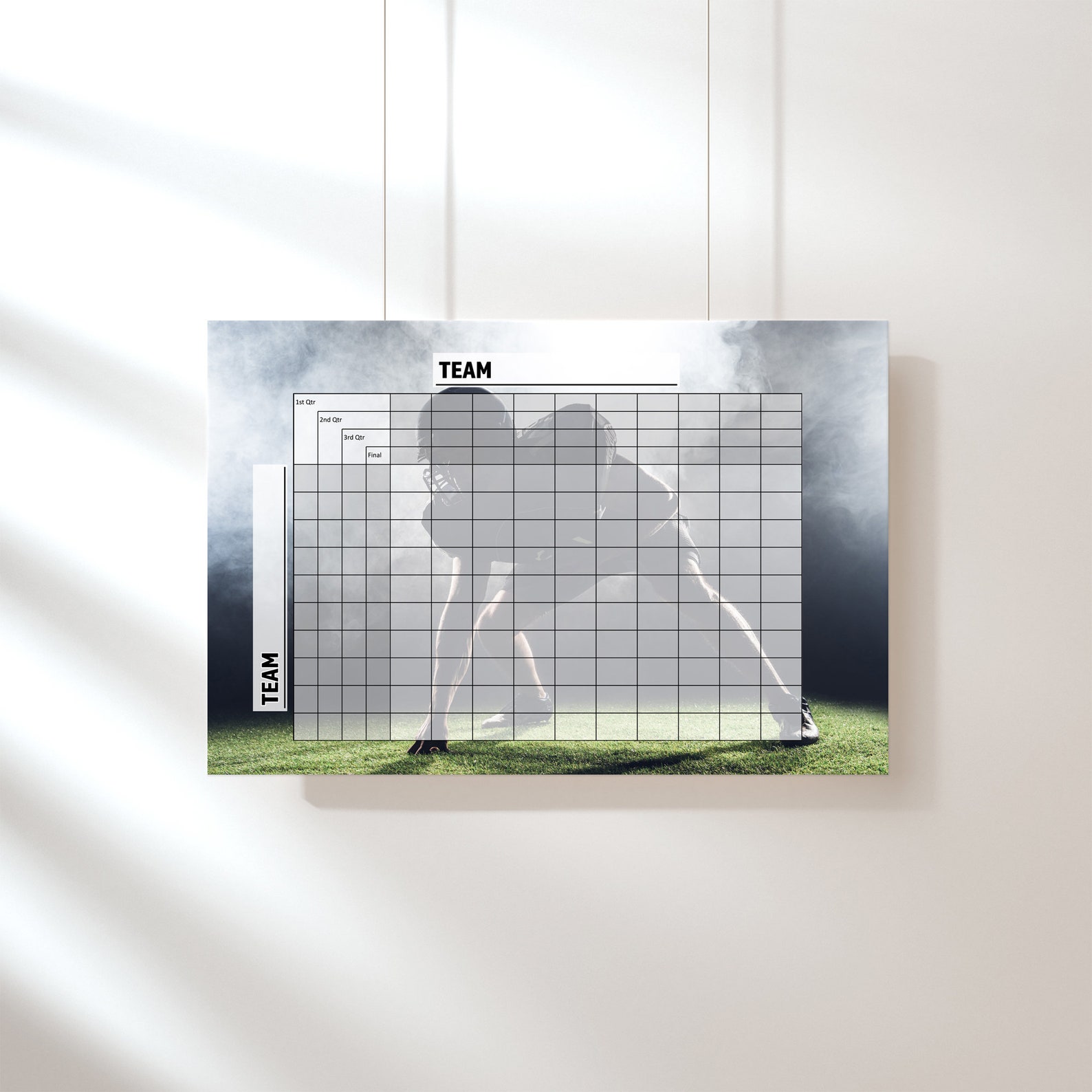 Printable Squares Quarters 100 | Squares Game | Instant Download ...