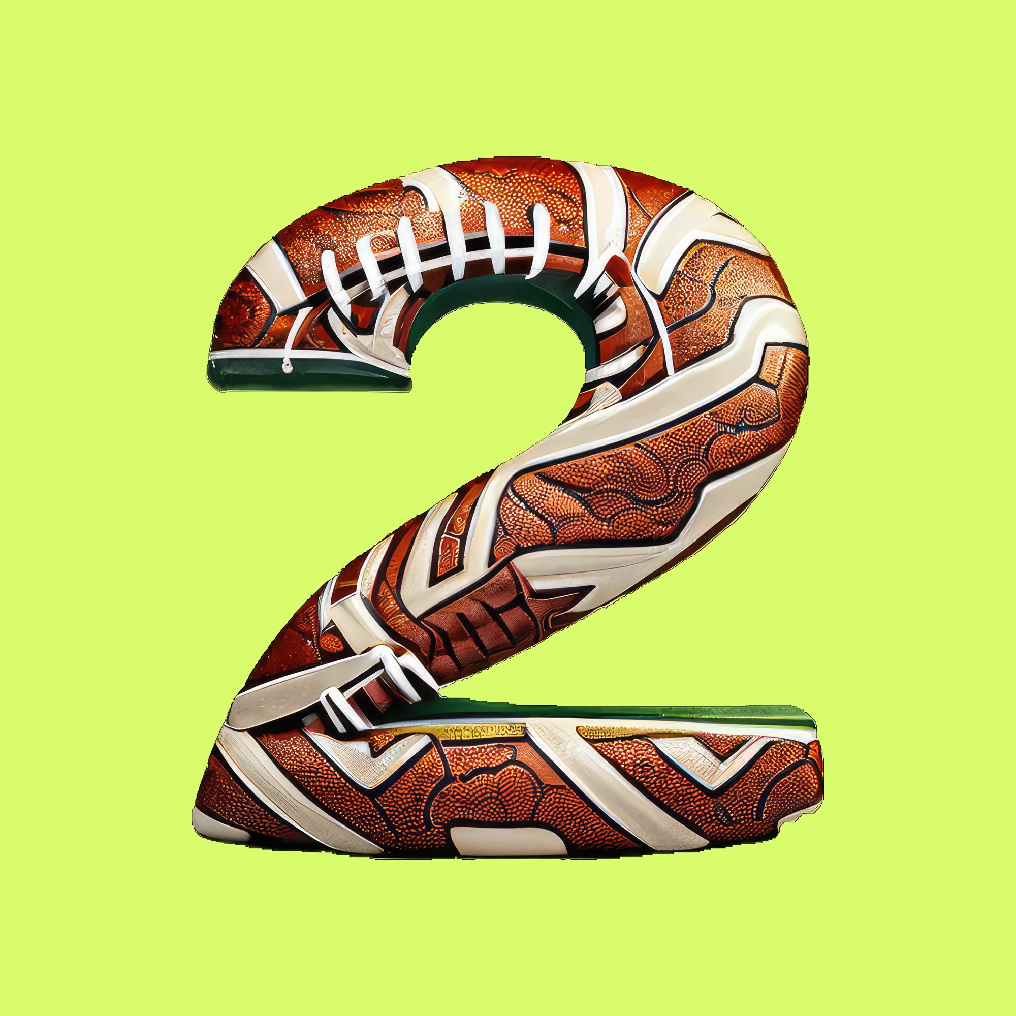 American Football Letters PNG Split, Alphabet PNG Football AI Art ...