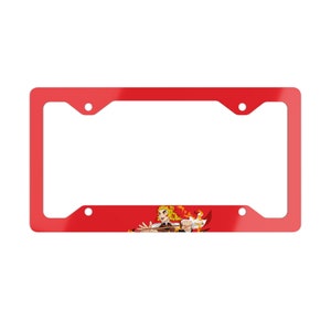 Demon Slayer Rengoku Metal License Plate Frame - Etsy