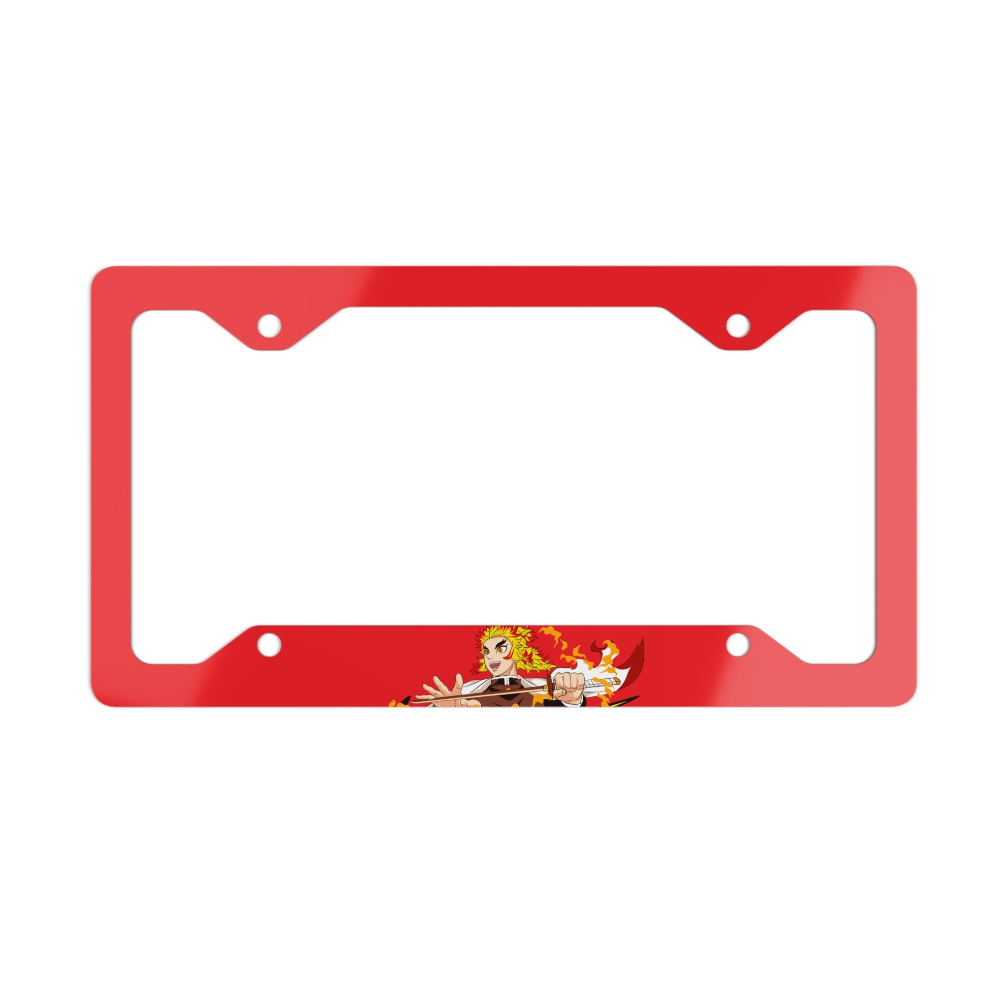 Demon Slayer Rengoku Metal License Plate Frame - Etsy
