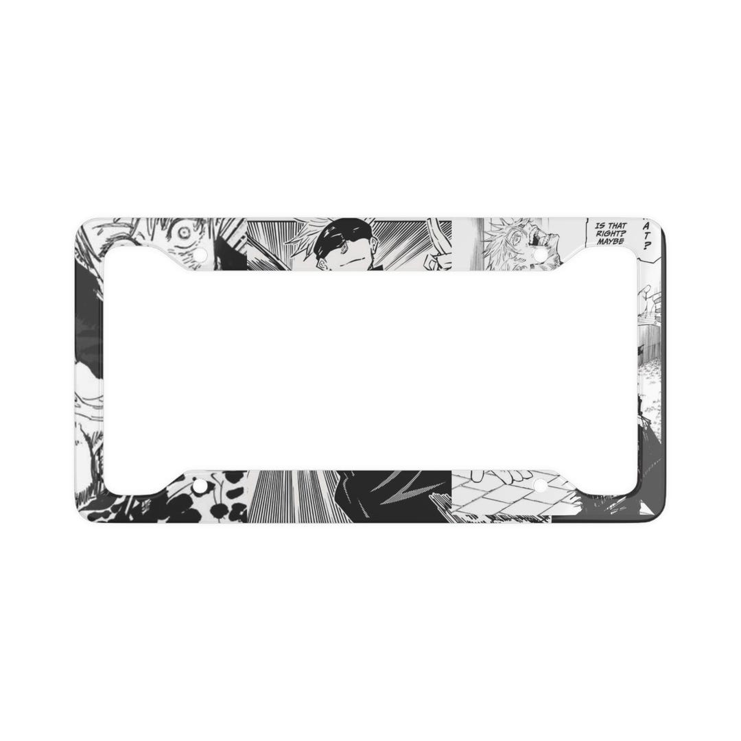 Gojo Manga Panel License Plate Frame - Etsy