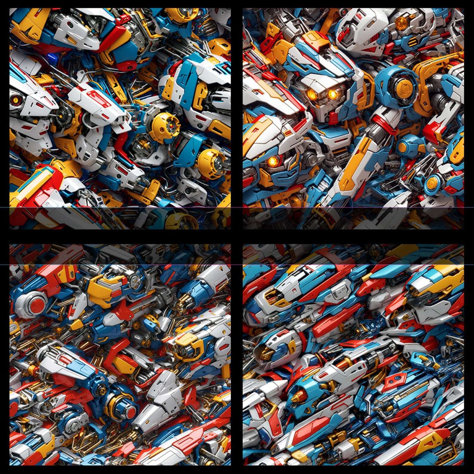 Own the Ultimate Collection of Jaw-dropping Mech Designs. 10 Seamless ...