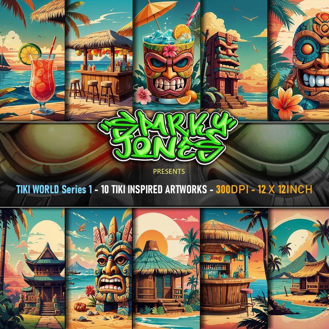 Tiki Delights - Coasters and More! - Etsy