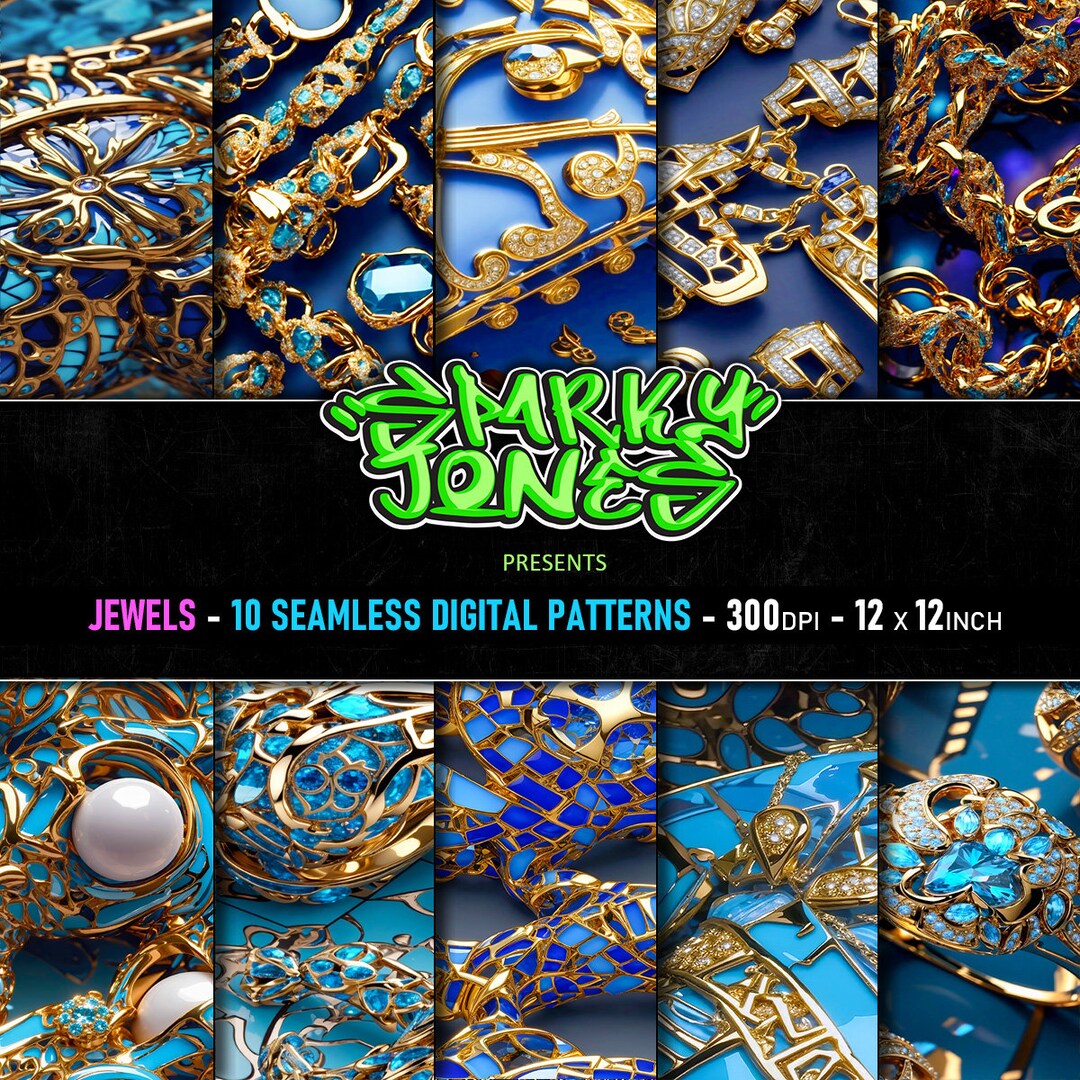 A Touch of Bling! - Seamless Digital Patterns for Adding a Touch of ...