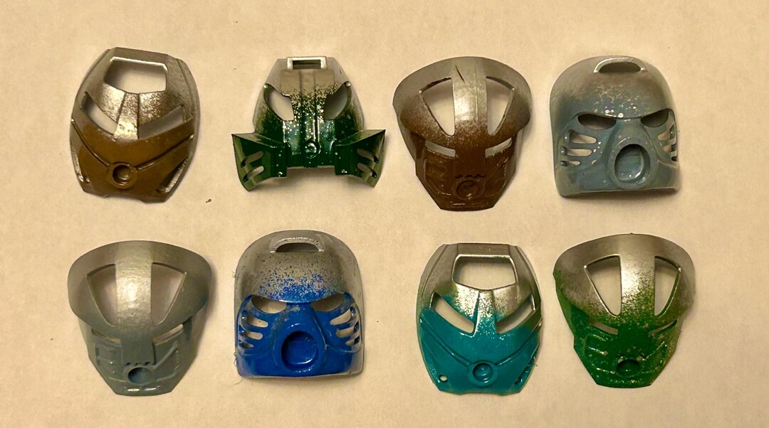 Kanohi Mask-with Metru Silvering, On-demand! - Etsy