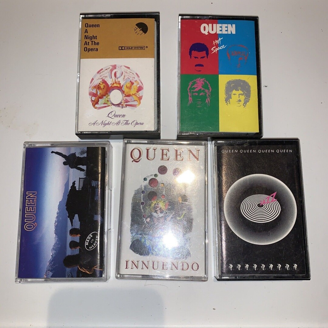 Queen Cassette Tape Lotx5 Classic Hot Space Night at the - Etsy