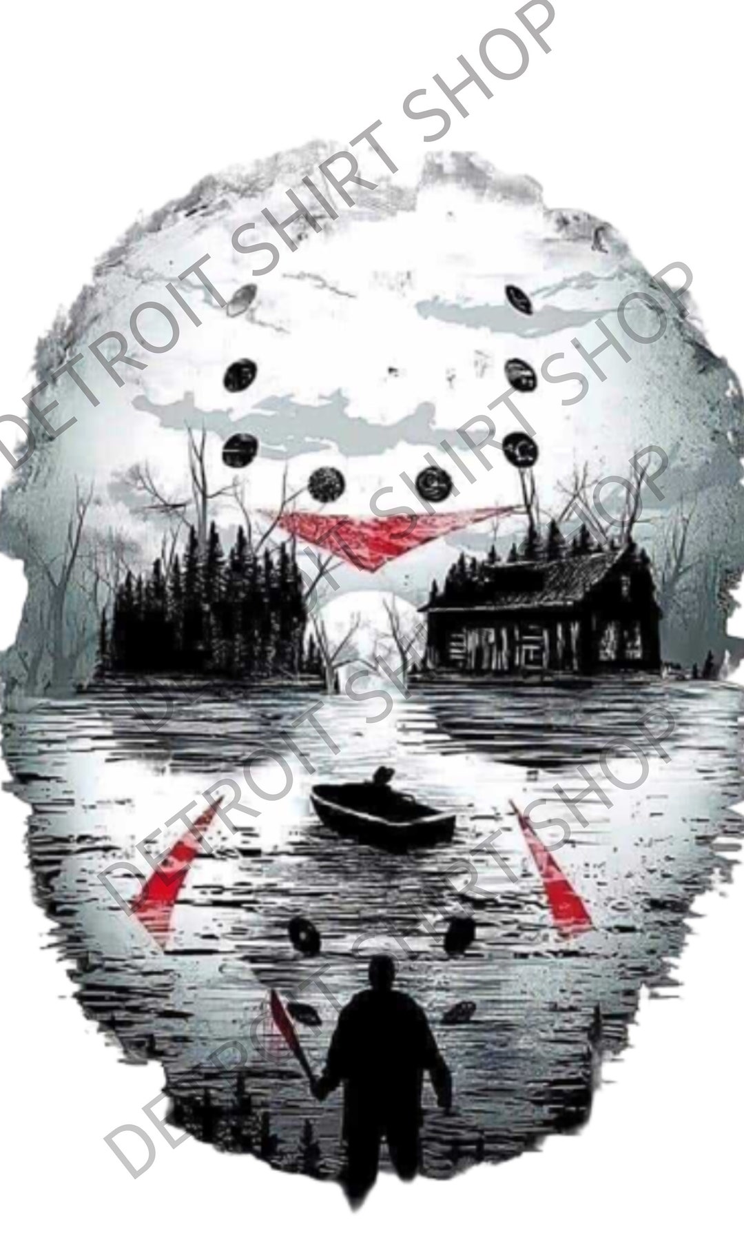 Jason Mask Png - Etsy