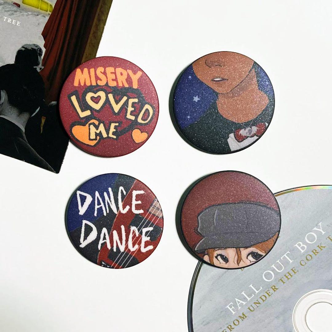 Dance, Dance Fall Out Boy 44mm Button Pin Set - Etsy
