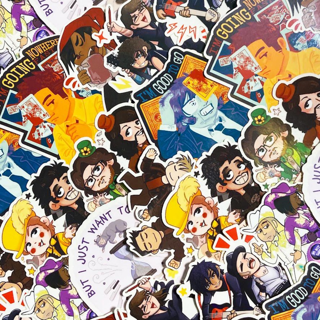 Fall Out Boy 3in Transparent Vinyl Stickers - Etsy