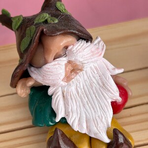 Forest Forager Gnome- Polymer Clay Figure - Etsy