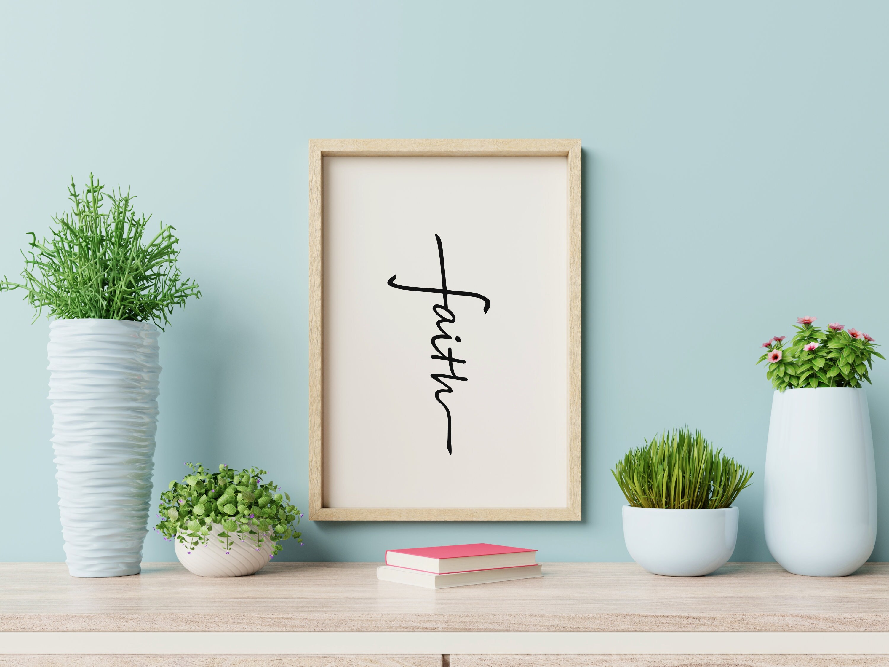 Faith Cross - Vertical SVG, Faith Clipart, Circut Silhouette T-shirt ...