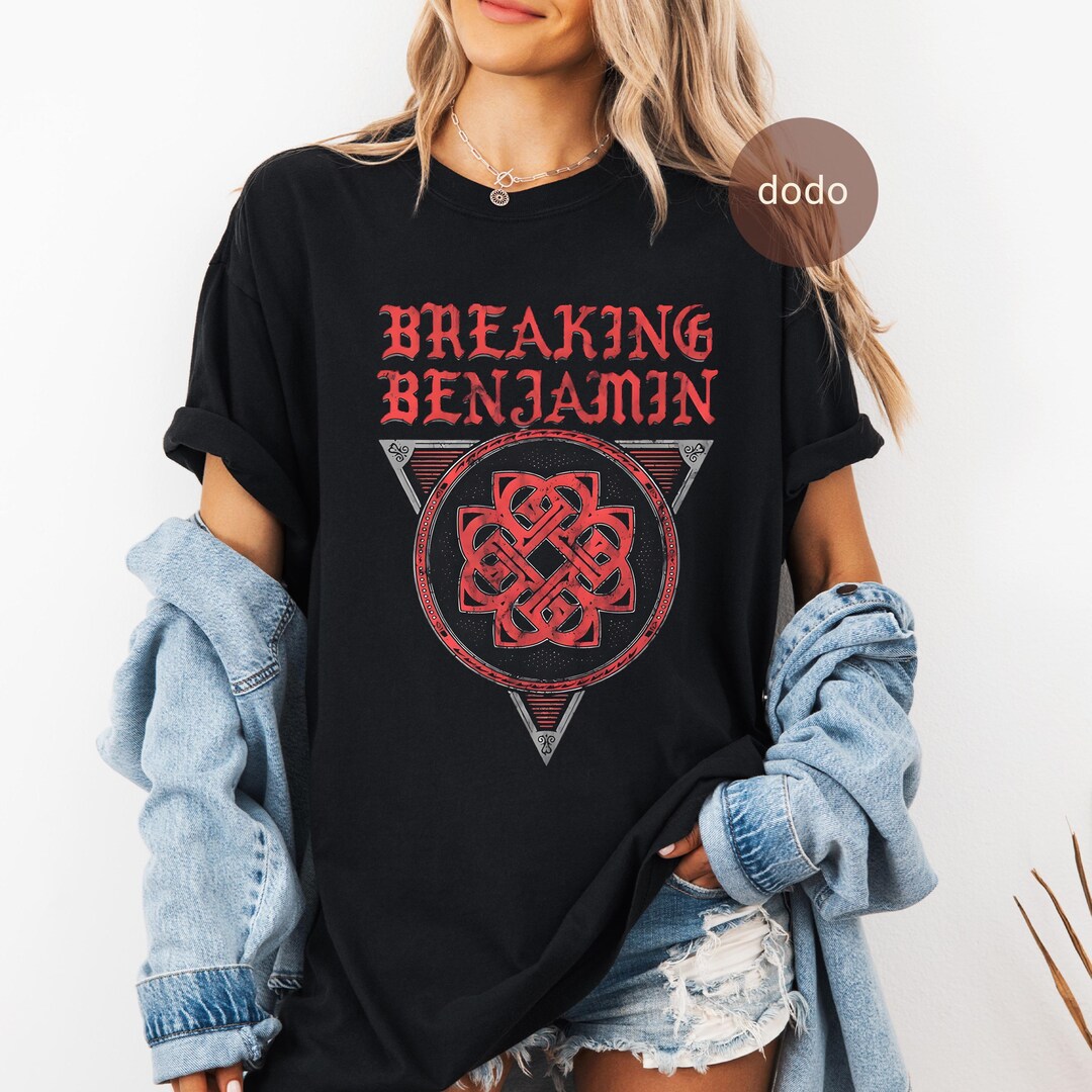 Premium Breaking Benjamin T-shirt - Rock Music Shirt - Phobia Album ...