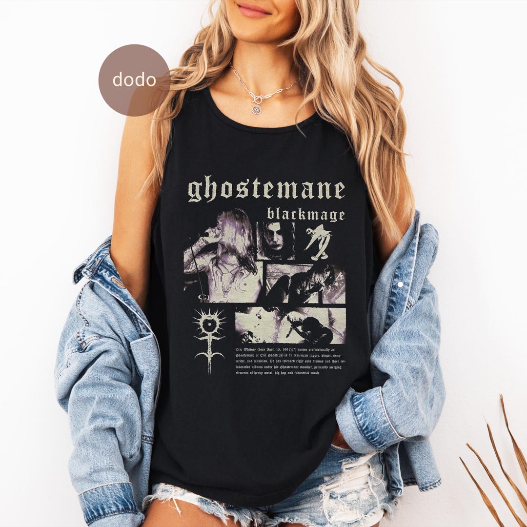 Premium Ghostemane Tank Top - Rap Music Top - Blackmage Album ...