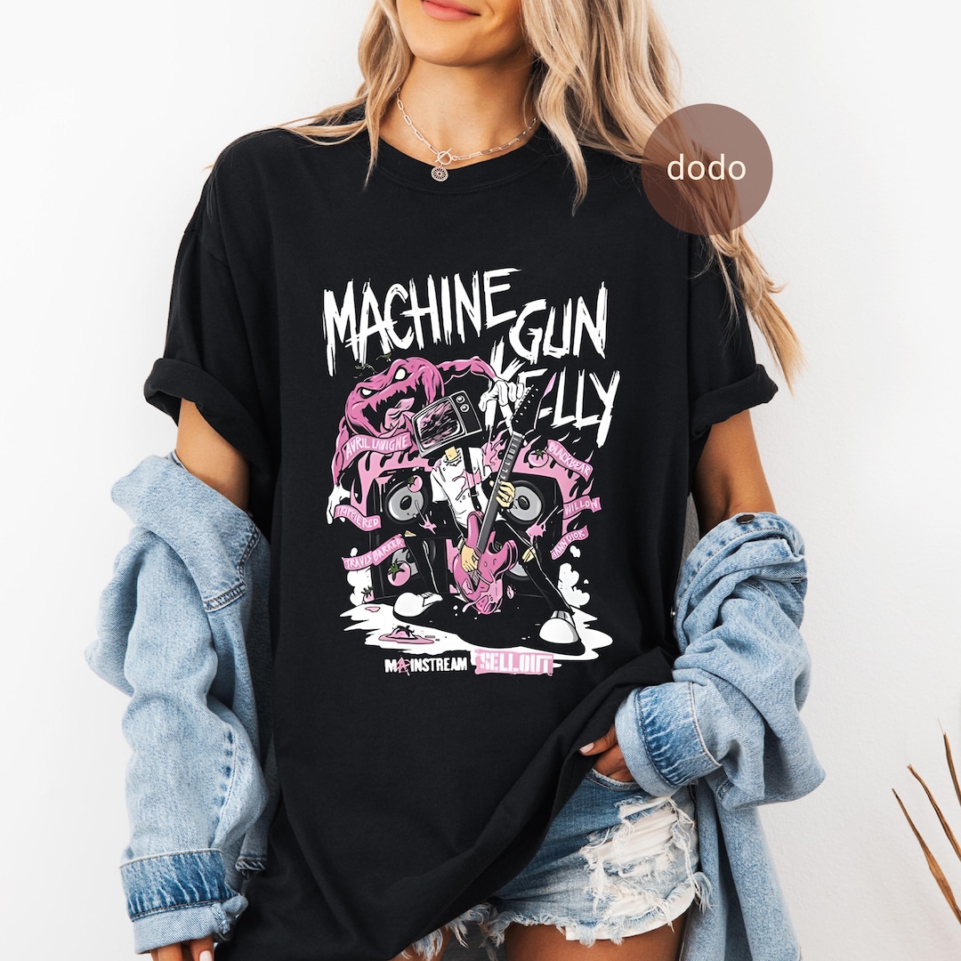 Comfort Colors Machine Gun Kelly T-shirt - Rap Music Shirt - Tickets to ...