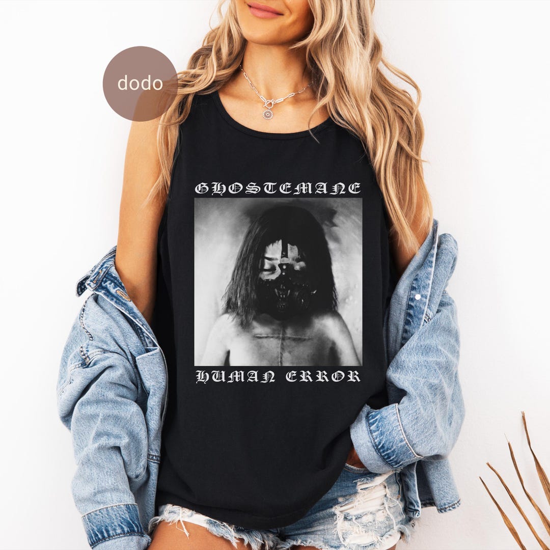 Premium Ghostemane Tank Top - Rap Music Top - HUMAN ERROR Album ...