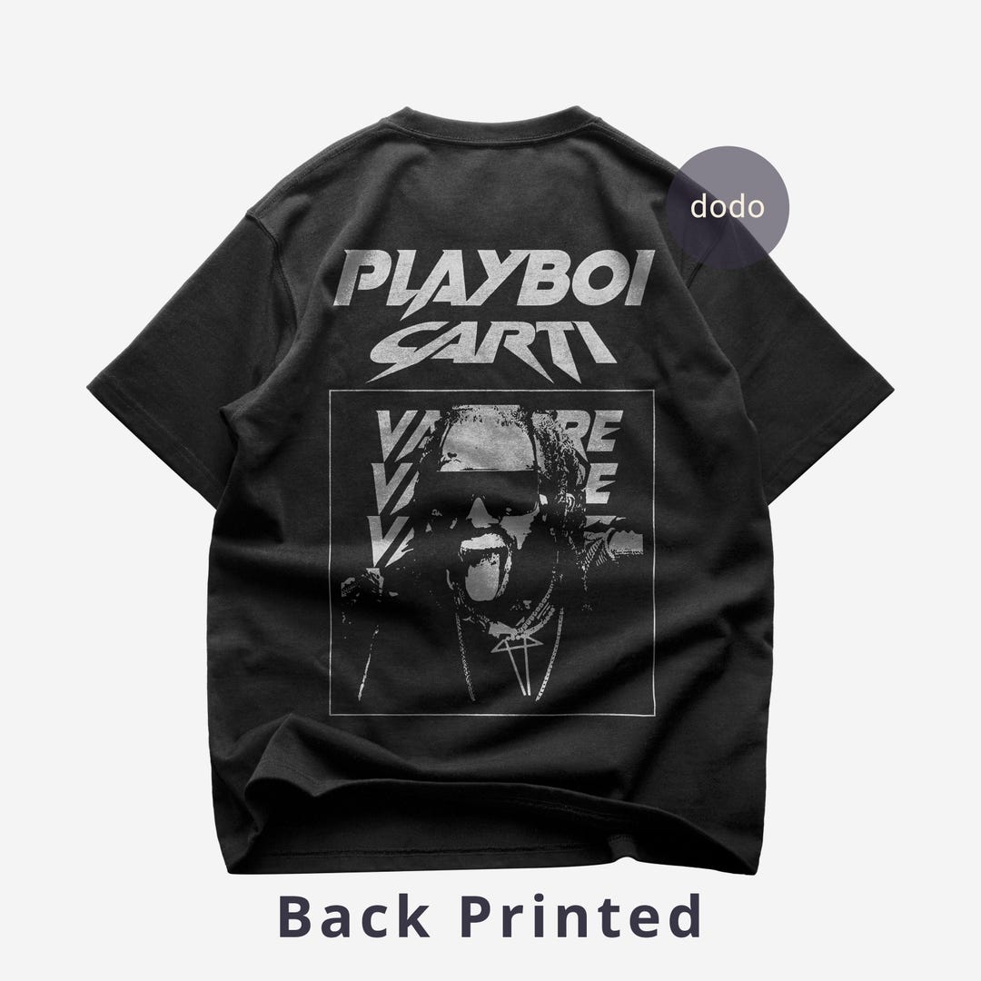 Premium Playboi Carti Back T-shirt Whole Rotta Red Album FIELD TRIP ...