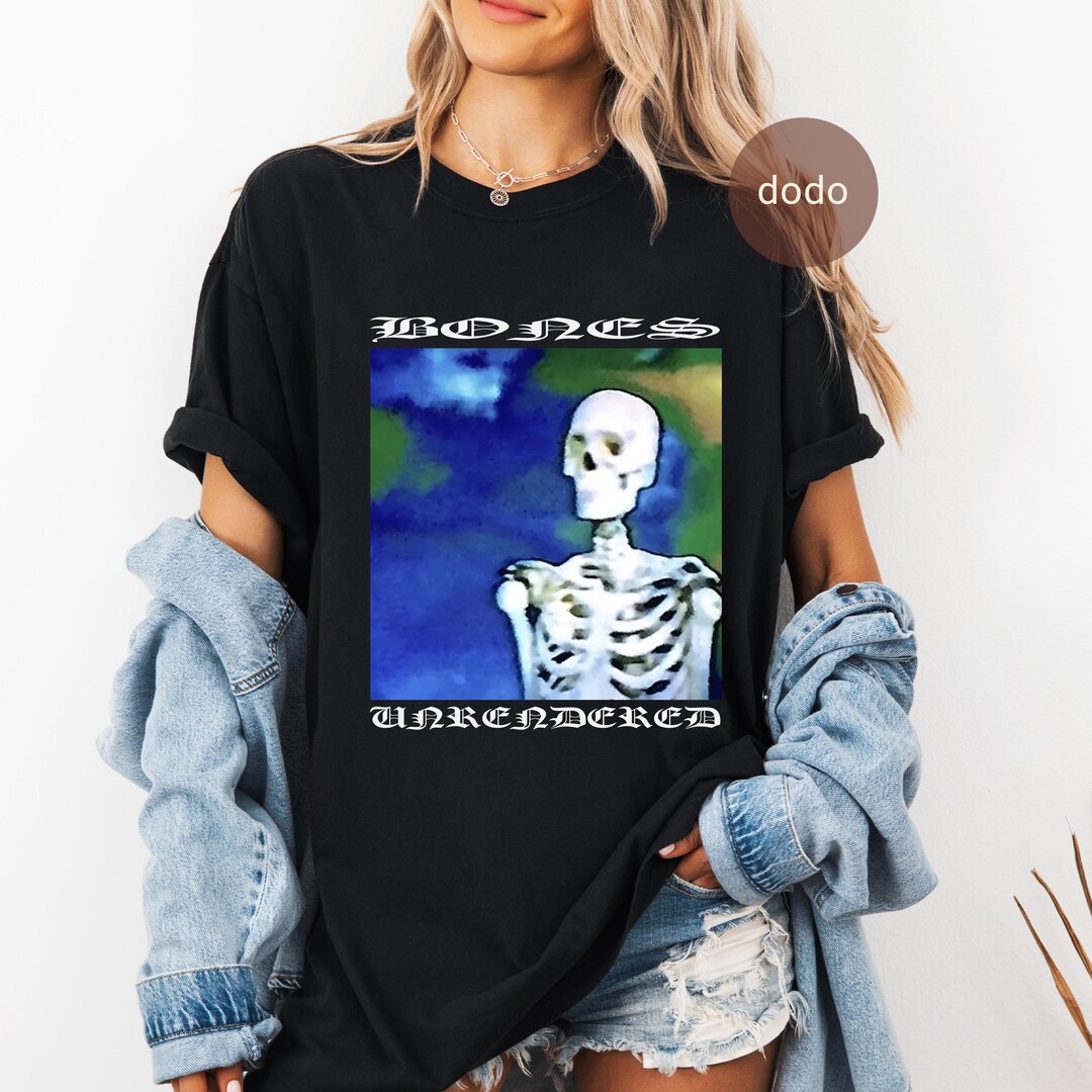 Comfort Colors Bones T-shirt - Rap Music Shirt - Unrendered Album ...