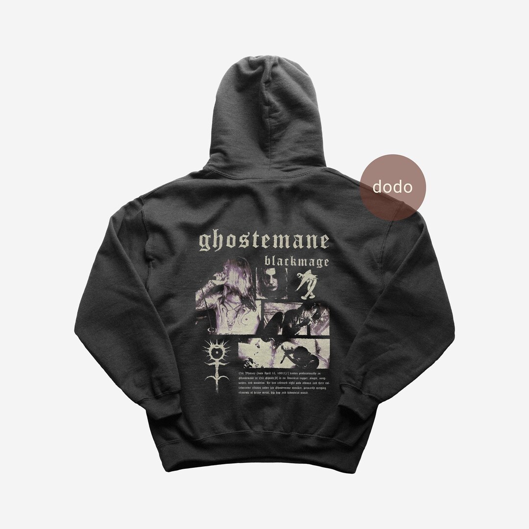 Ghostemane Hoodie - Rap Music Hoodie - Blackmage Album - Ghostemane ...