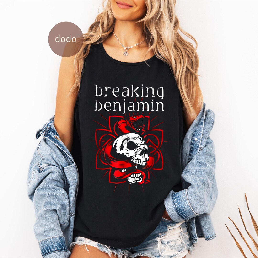 Premium Breaking Benjamin Tank Top - Rock Music Top - Dark Before Dawn ...