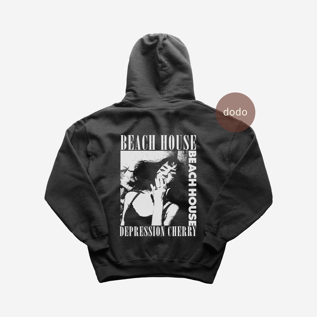 Beach House Hoodie - Pop Music Hoodie - Depression Cherry Album - Beach ...