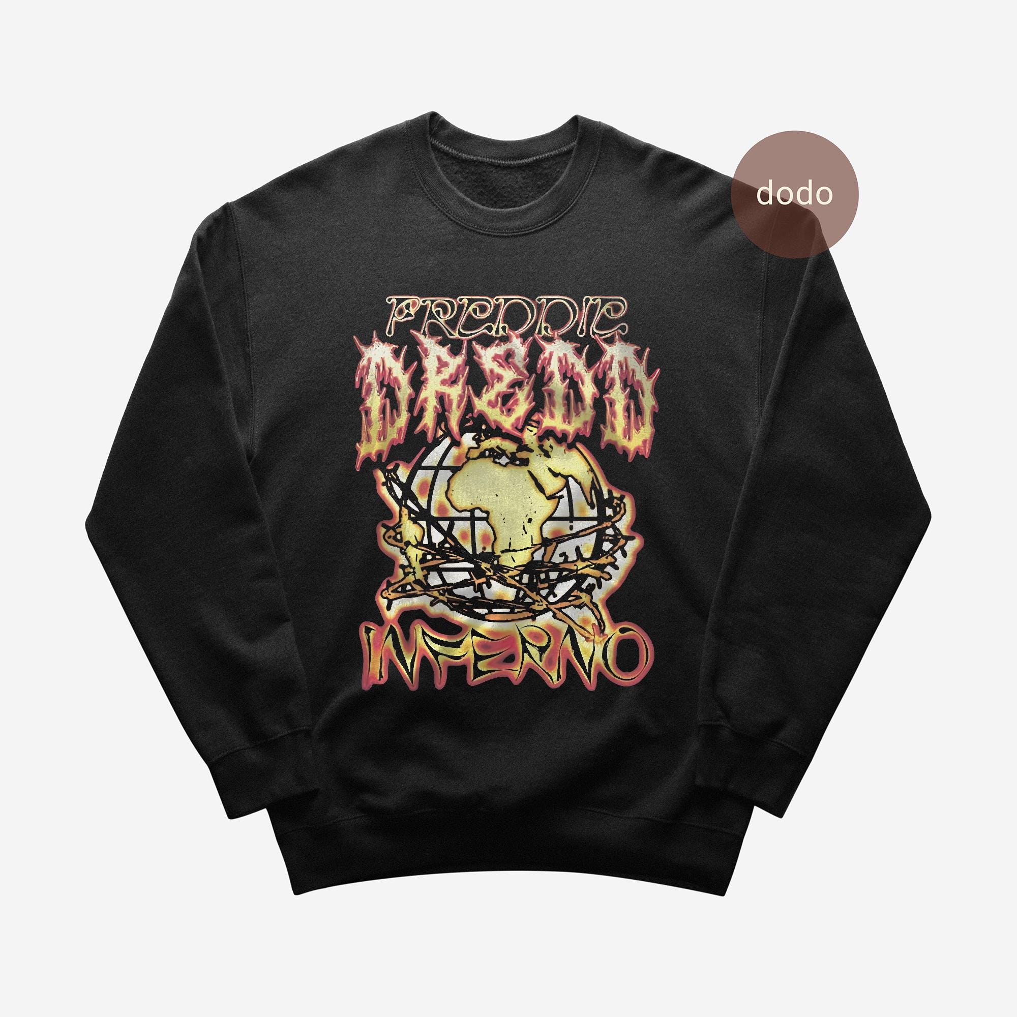Freddie Dredd Hoodie - Freddie's Inferno Album - Rap Music - Fan Merch ...