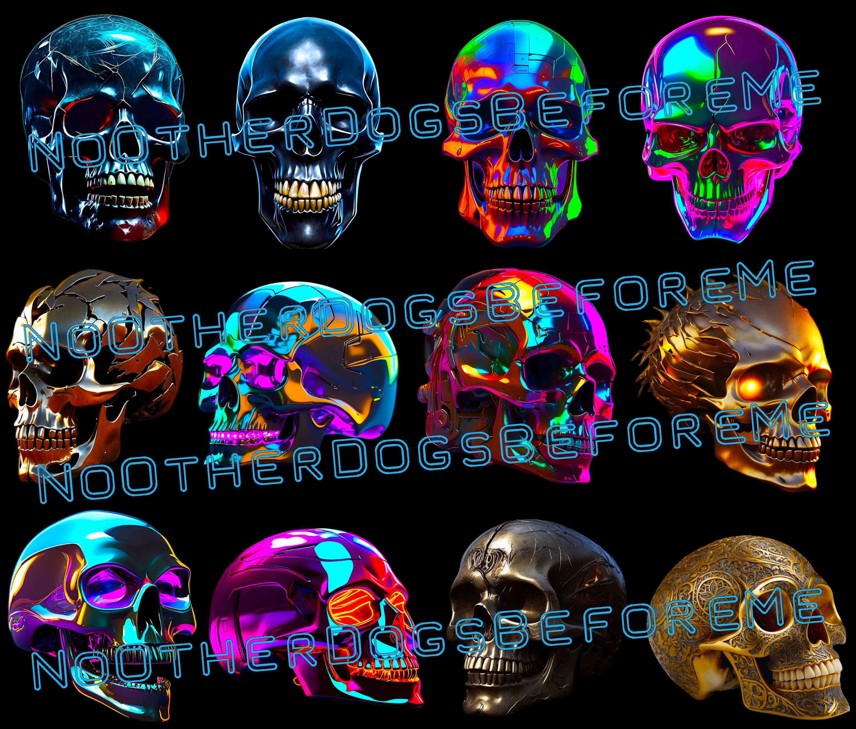 Metal Skulls Clipart PNG, Skull Clipart, Skull Illustration, Occult ...