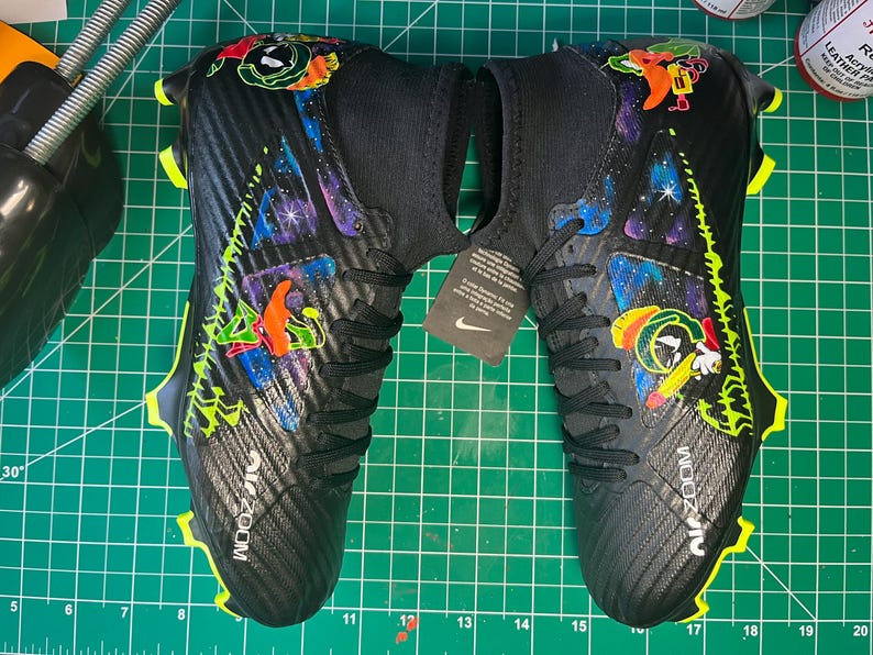 Nike Zoom Mercurial Superfly 9 Academy Custom Looney Tunes FG Soccer ...
