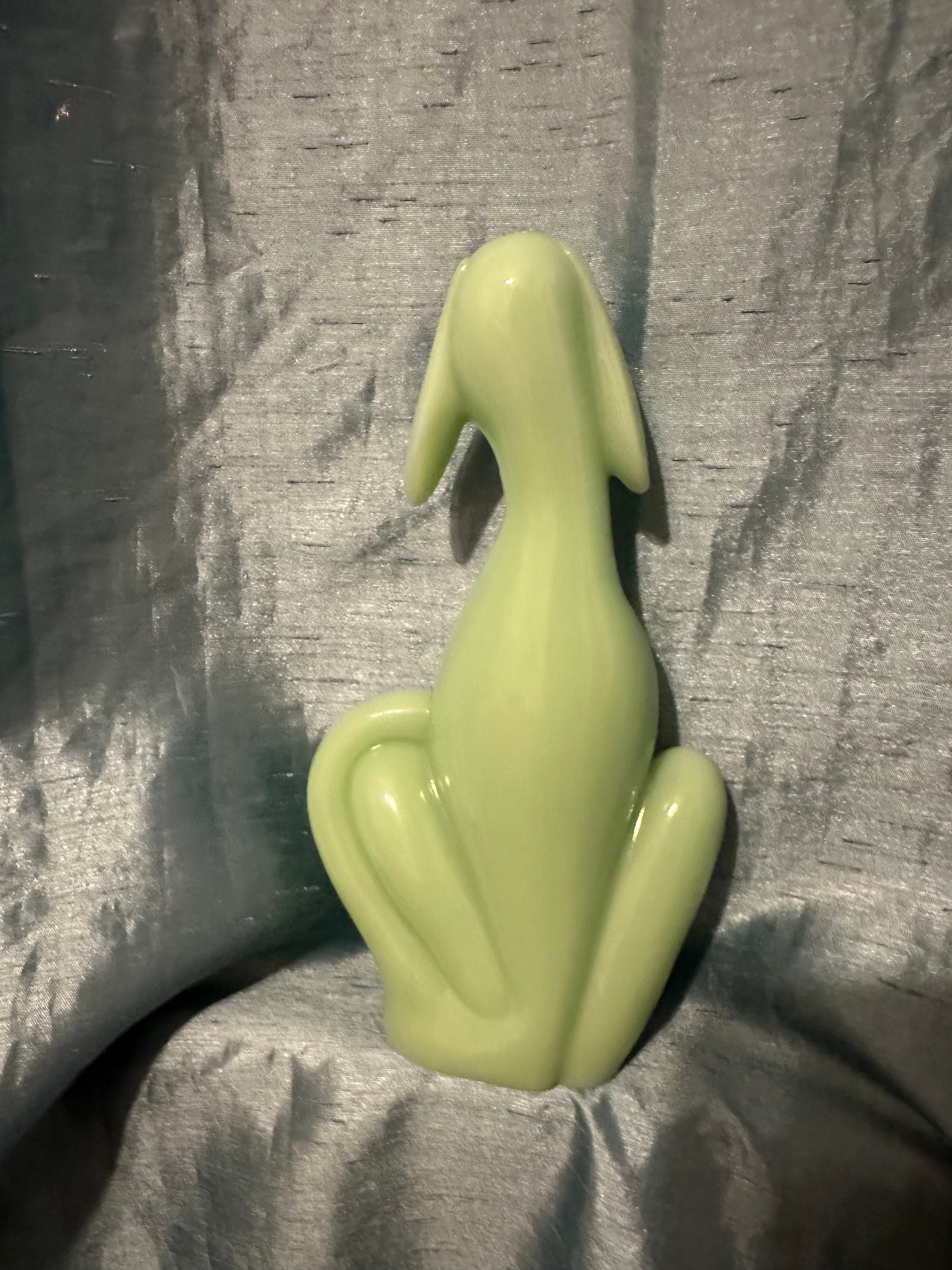 Vintage Mosser Jadeite Dog - Etsy