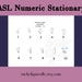 American Sign Language Numbers, ASL Flash Cards, ASL Digital Prints ...