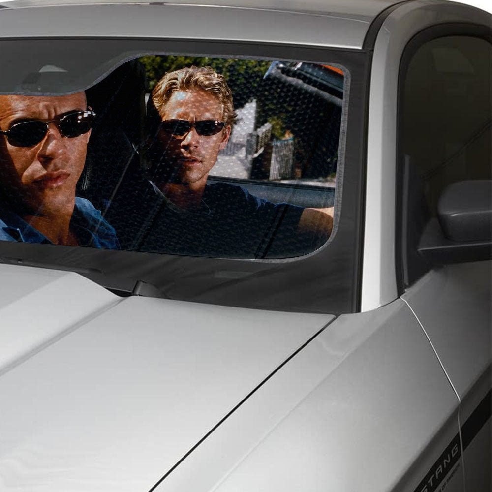 Toretto Brian Fast Furious Fan Auto Sun Shade sold by Buchra Coral ...