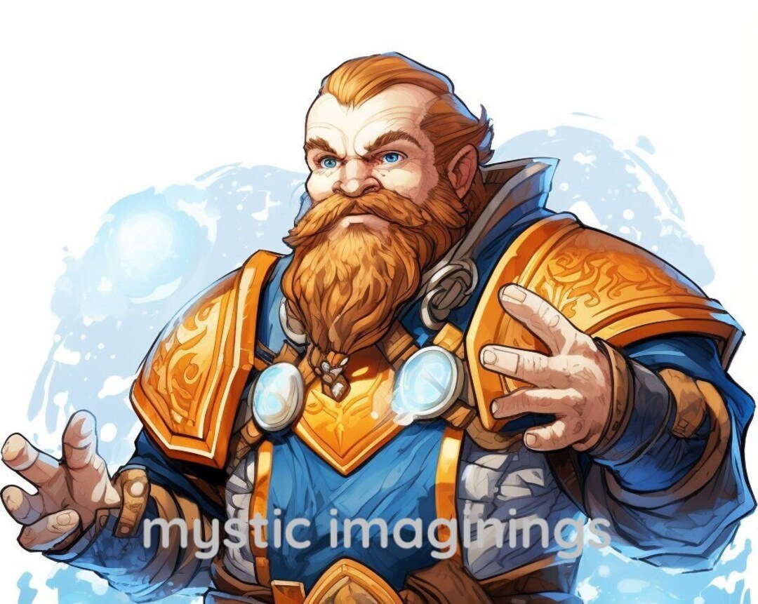Character Art, Dungeons and Dragons, RPG, Male, Dwarf, Cleric, Wizard ...