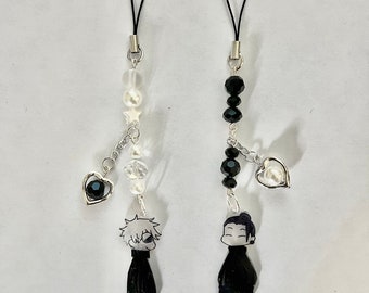 Jujutsu Kaisen Phone Charms Gojo Geto Phone Charm Handmade Beaded Phone ...