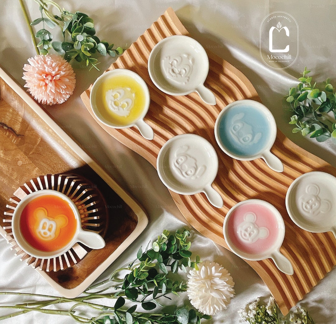 Cute Character Ceramic Plate | Wax Melt Plate | Sauce Plate | Cute Gift ...