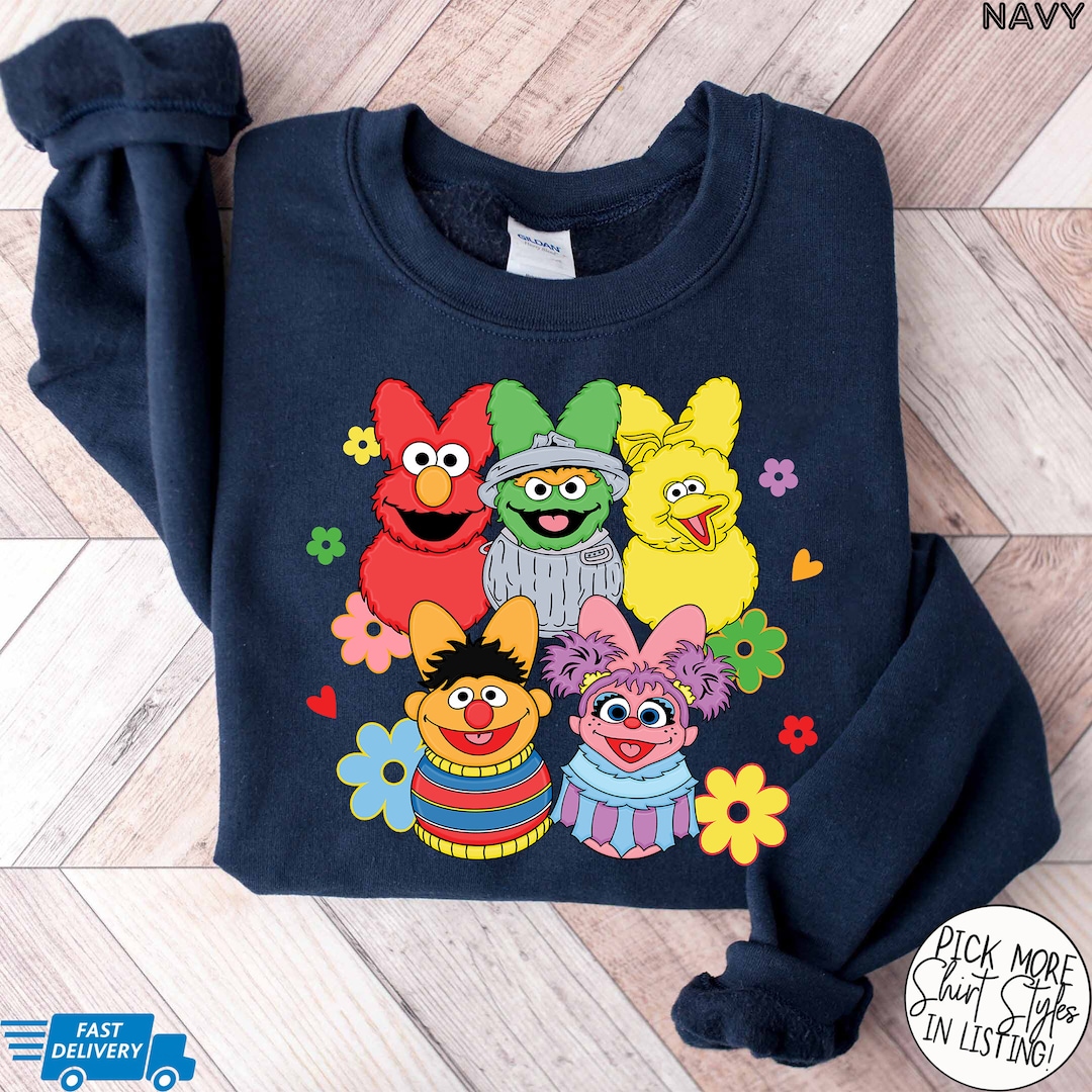 Se.same Street Easter Chillin With My Peeps Shirt, Sesam.e Street ...