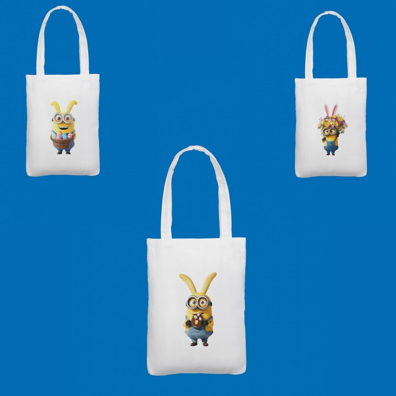 Easter Minionz Clipart Bundle | Spring Bunny Minionz PNG | Cute Easter ...