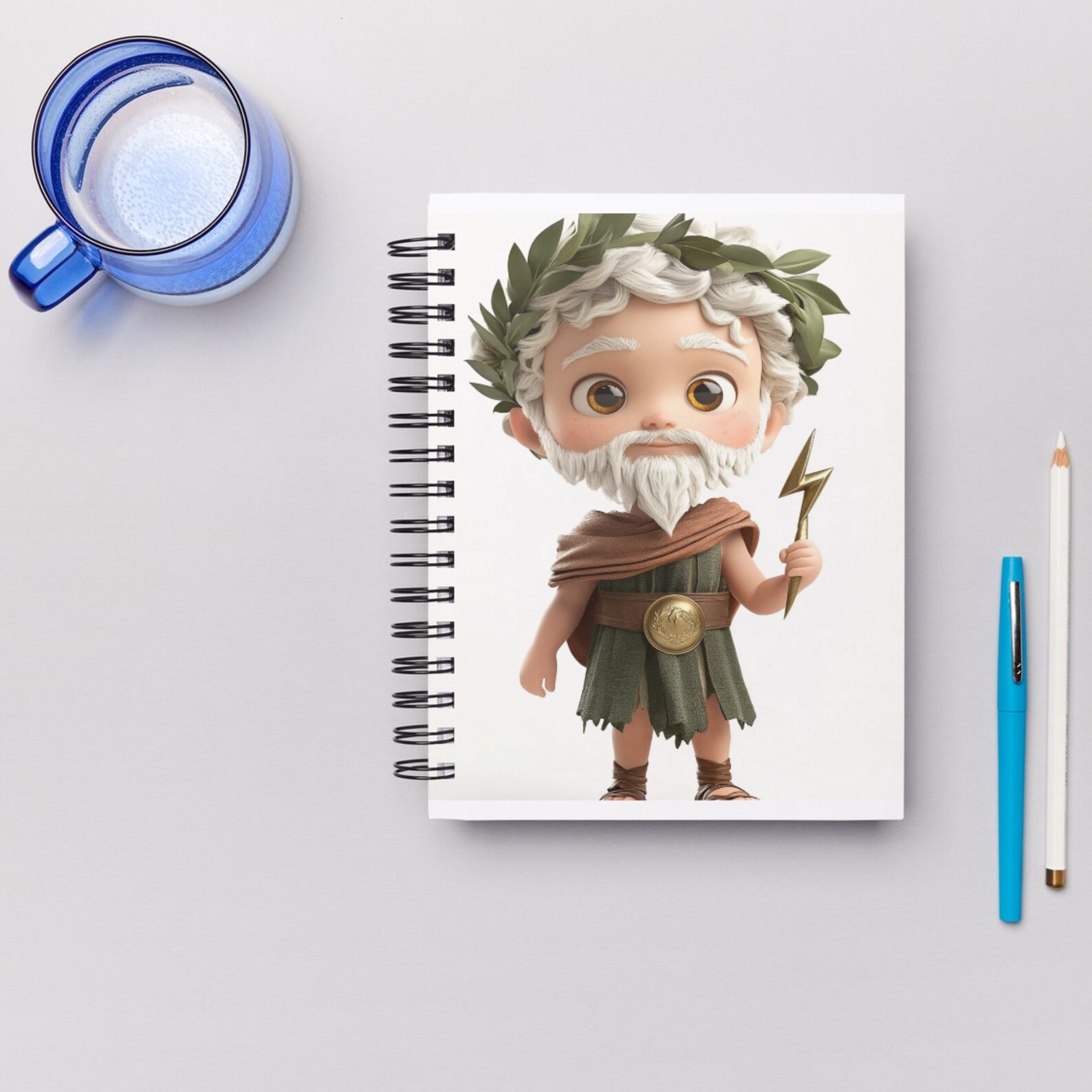Cute Greek Gods Clipart 3D Clipart Greece Vector God Theme PNG Zeus ...