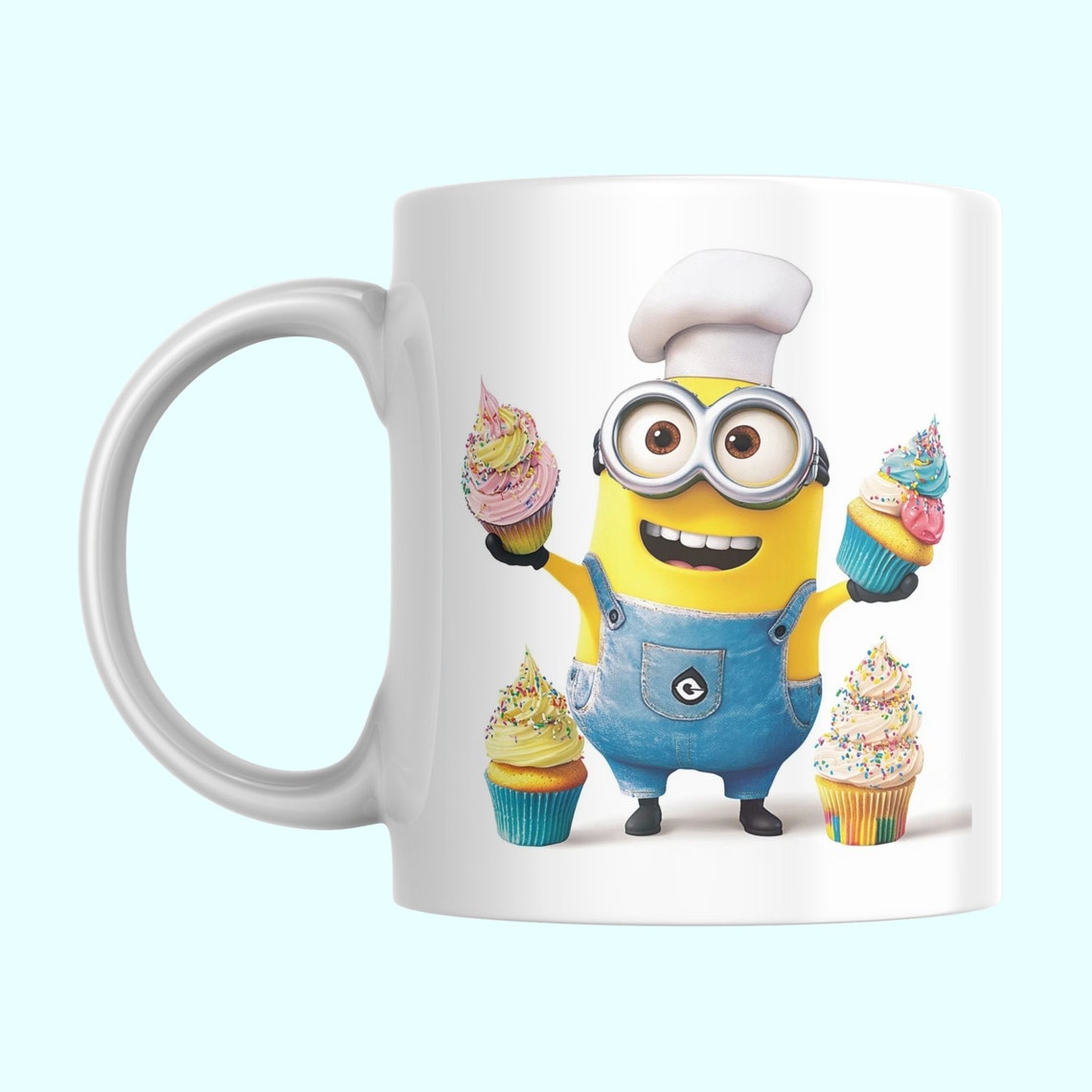 MINIONS Foodie Clipart Cute Minion Eating Images Transparent Background ...