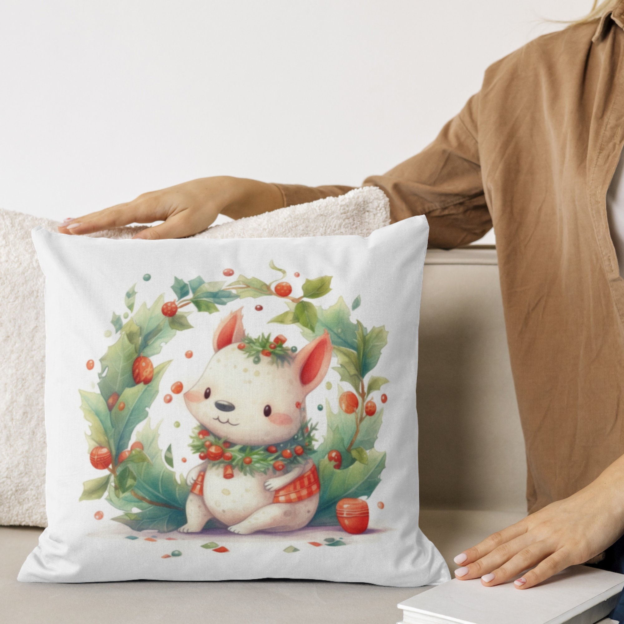 Cute Magical Christmas Friends Clipart, 50 Cute Santa Illustrations ...