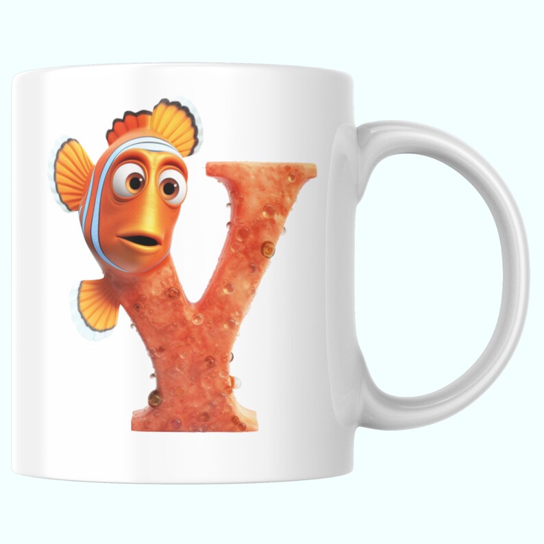 Nemo Inspired Alphabet Clipart Collection Fun ABC Fish Letters Kids ...