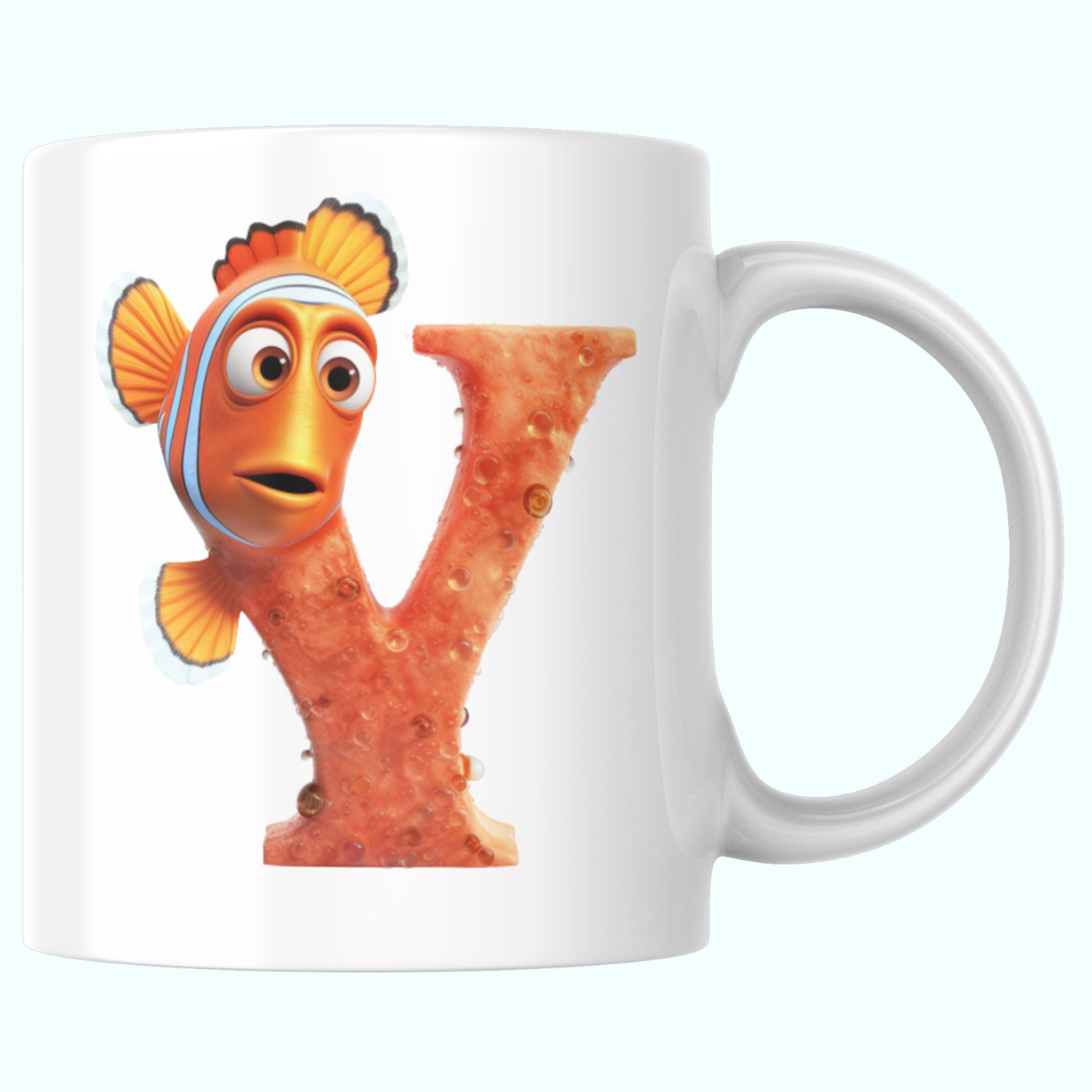 Nemo Inspired Alphabet Clipart Collection Fun ABC Fish Letters Kids ...