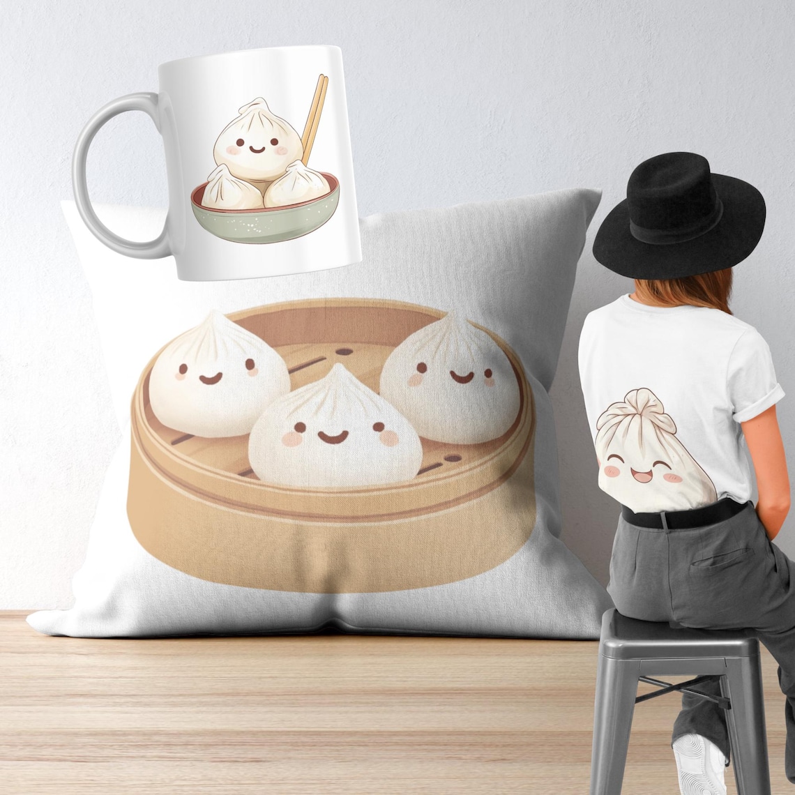 Cute Dumpling Illustrations PNG Clipart, Dumpling Twins Baby Yum Cha ...