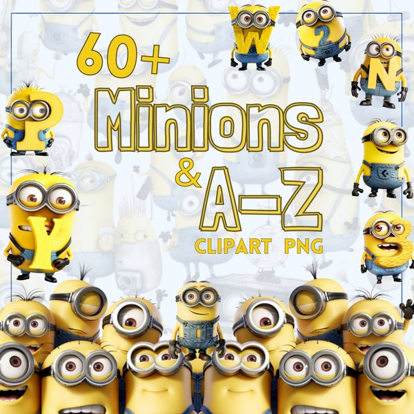 Minions Clipart - Etsy