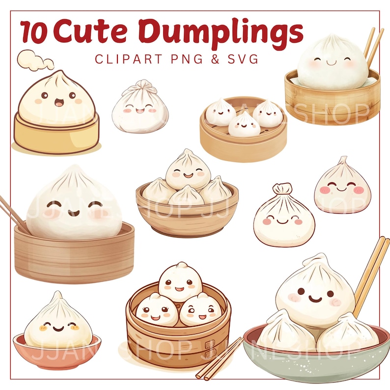 Cute Dumpling Illustrations PNG Clipart, Dumpling Twins Baby Yum Cha ...