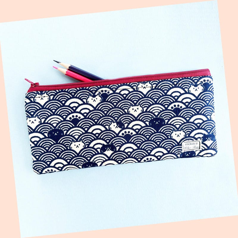 Japanese Handmade Pencil Case - Etsy