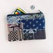 Unique, Handmade Boro Patchwork Coin Purse, Fabric Pouch, Zipper Wallet ...