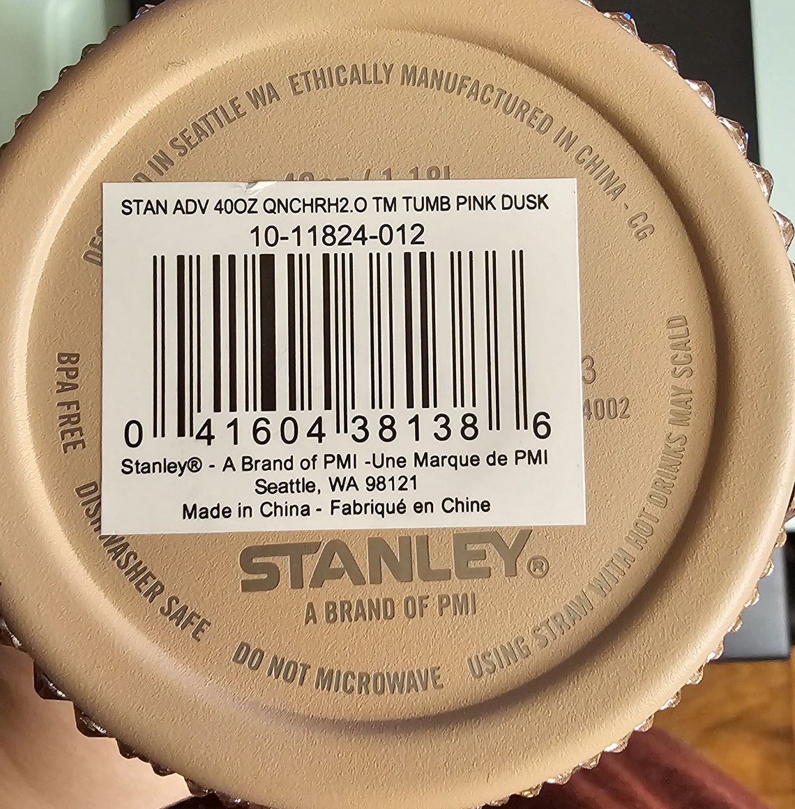 Custom Bling Pink Dusk Stanley 40oz Tumbler Made W Beautiful Pink ...