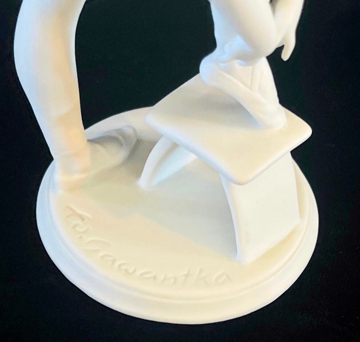 Vintage KAISER White Bisque Figurine | Ballerina Girl #530 - Etsy