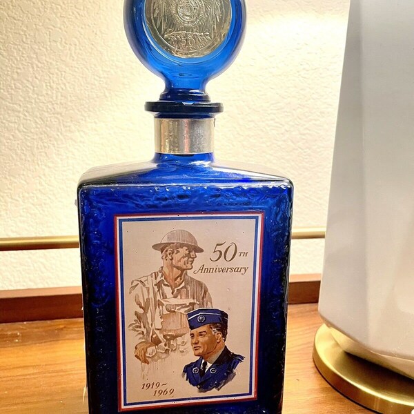 50th Anniversary Decanter - Etsy