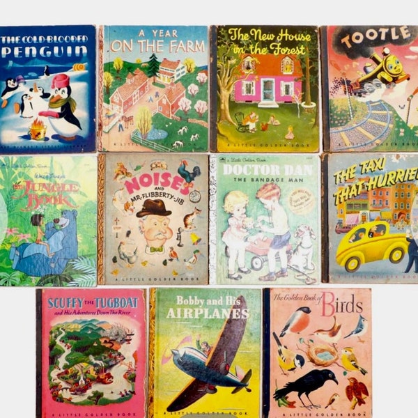 Golden Books Vintage - Etsy