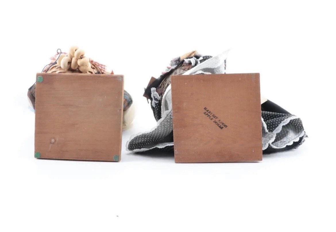 1970’s Vintage Harvest Moon Apple Head Dolls 2/set - Etsy